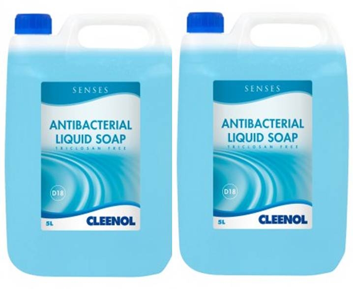Cleenol Senses Anti-Bacterial Liquid Soap - 2 x 5L - Redland Mobility